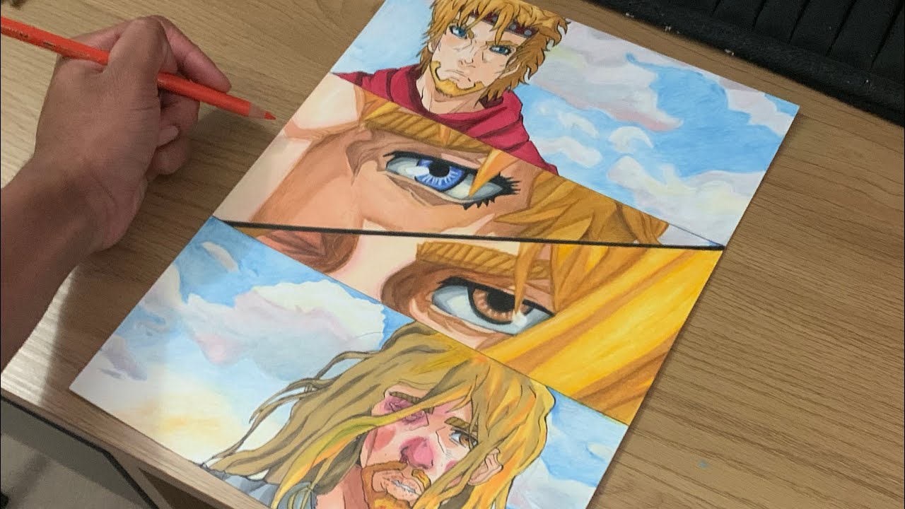 Vinland Saga Drawing | Thorfinn and Canute speed-drawing - YouTube