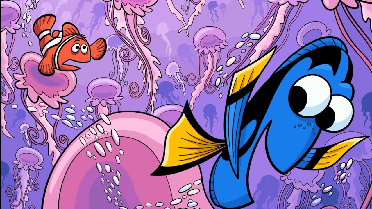 Happy Colour - Colour by Number. Disney Pixar Finding Nemo 🧡🐟 - A Bloom ...