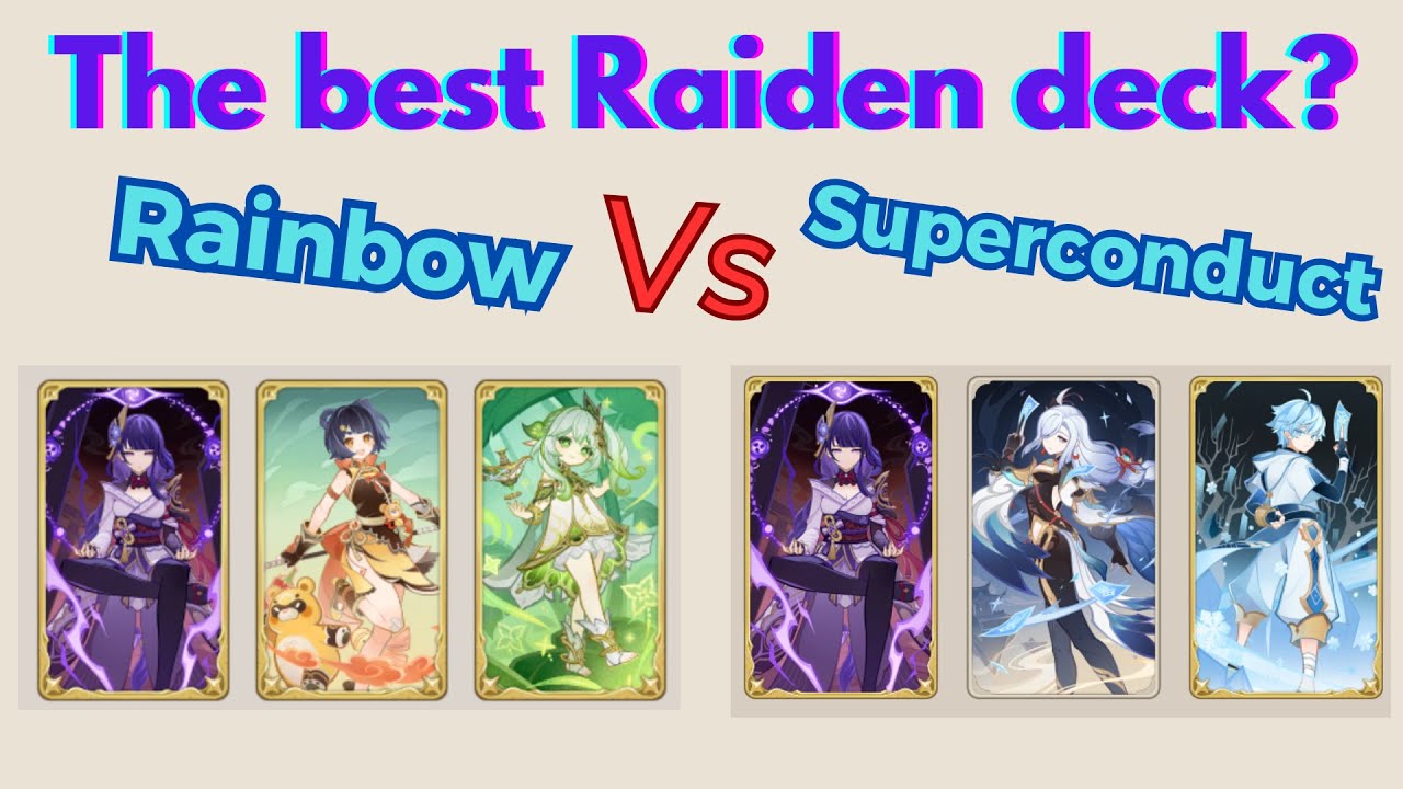 Raiden Vs Raiden | 3.8 EU Genius Invokation Weekly #3 | Nahida Rainbow ...