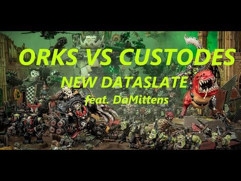 Orks vs Custodes Warhammer 40k Battle Report New Dataslate - YouTube