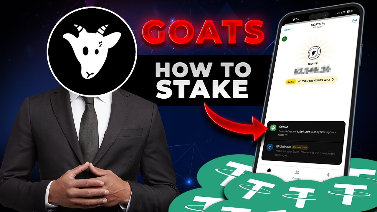 $GOATS STAKE POOL - All You Need To Know - YouTube