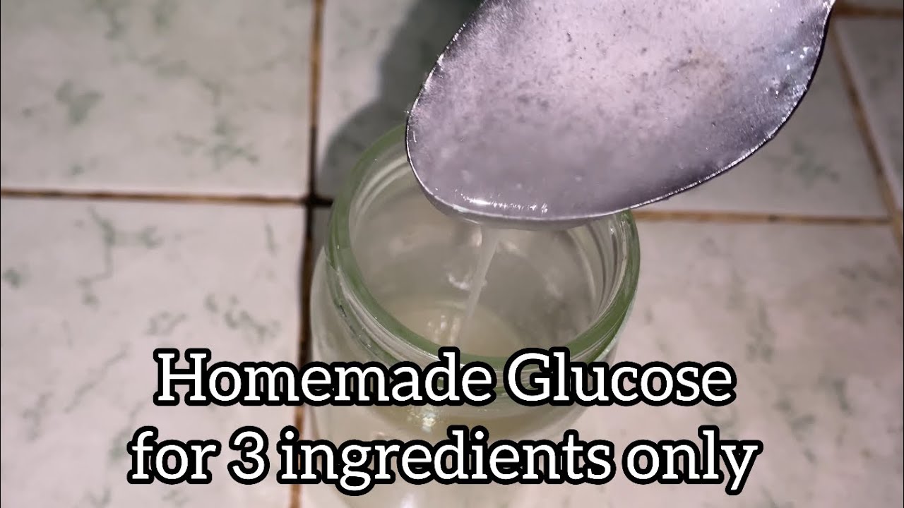 Homemade Glucose using 3 ingredients only - YouTube
