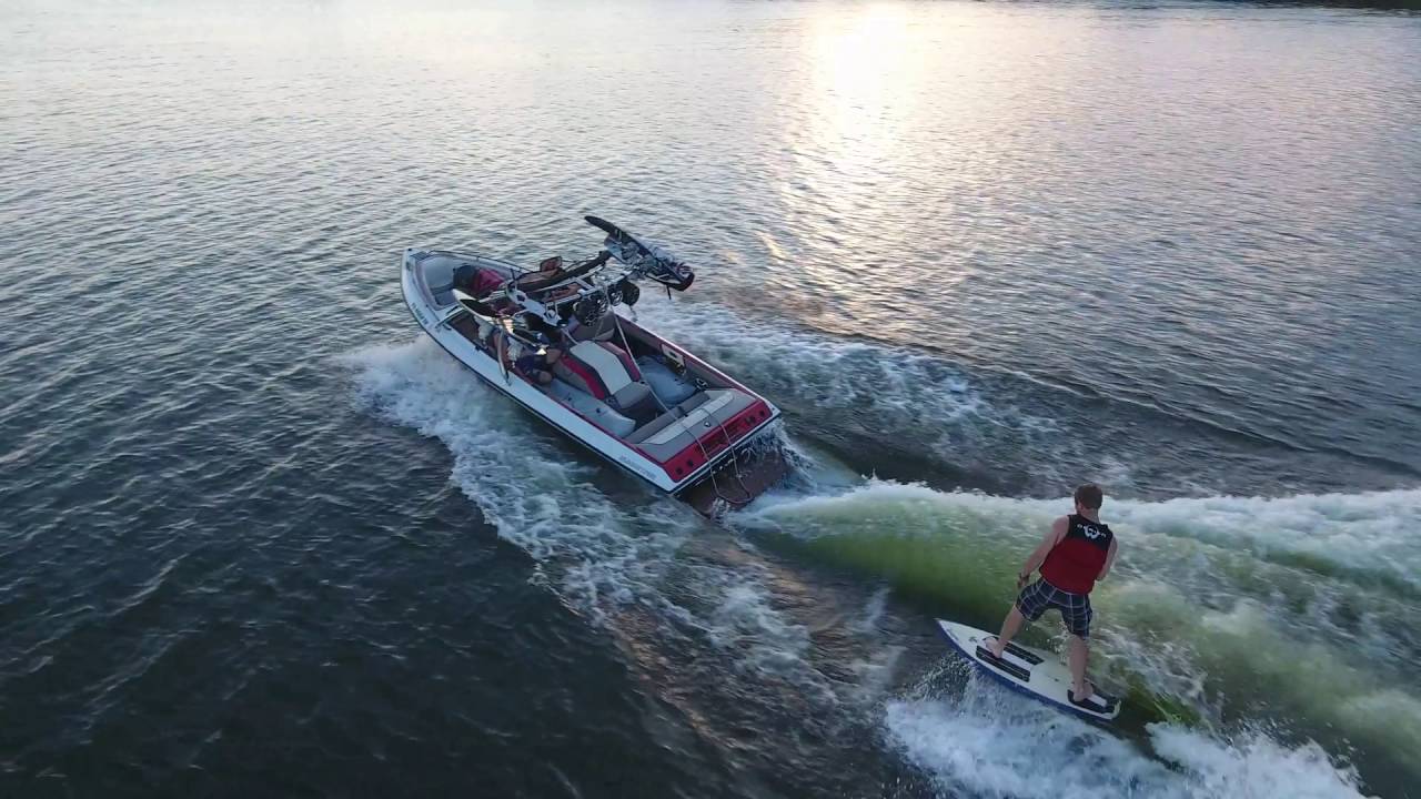 Sunsetter Surfing with Wake Logic Control System - YouTube