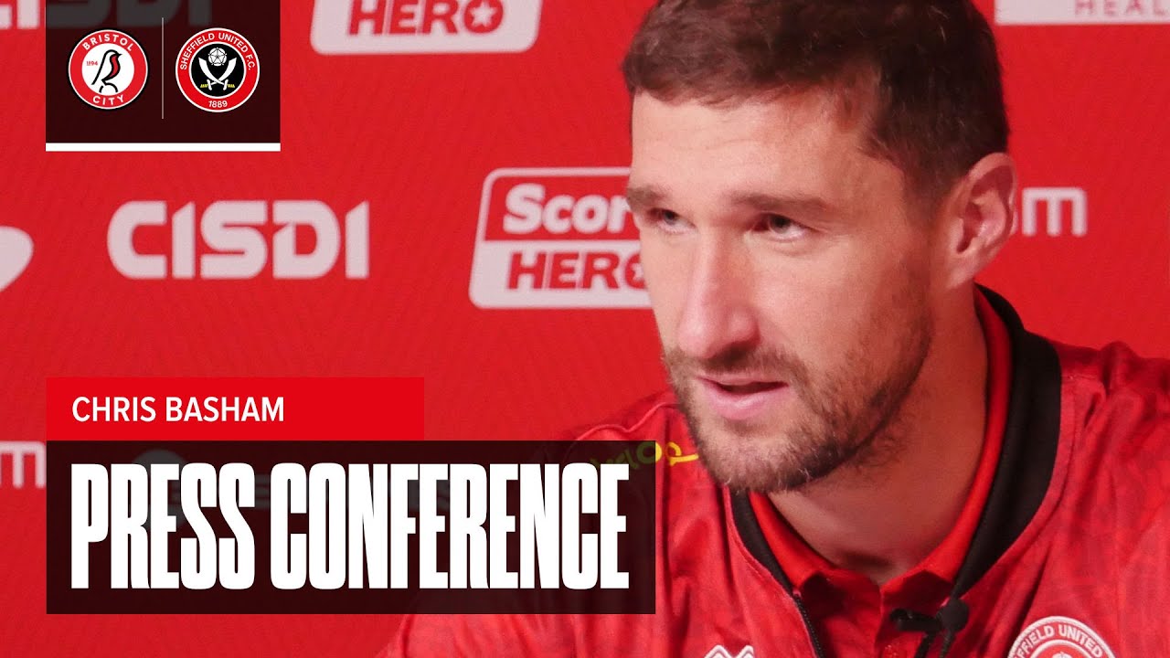 Chris Basham | Bristol City v Sheffield United | Pre-match Press ...