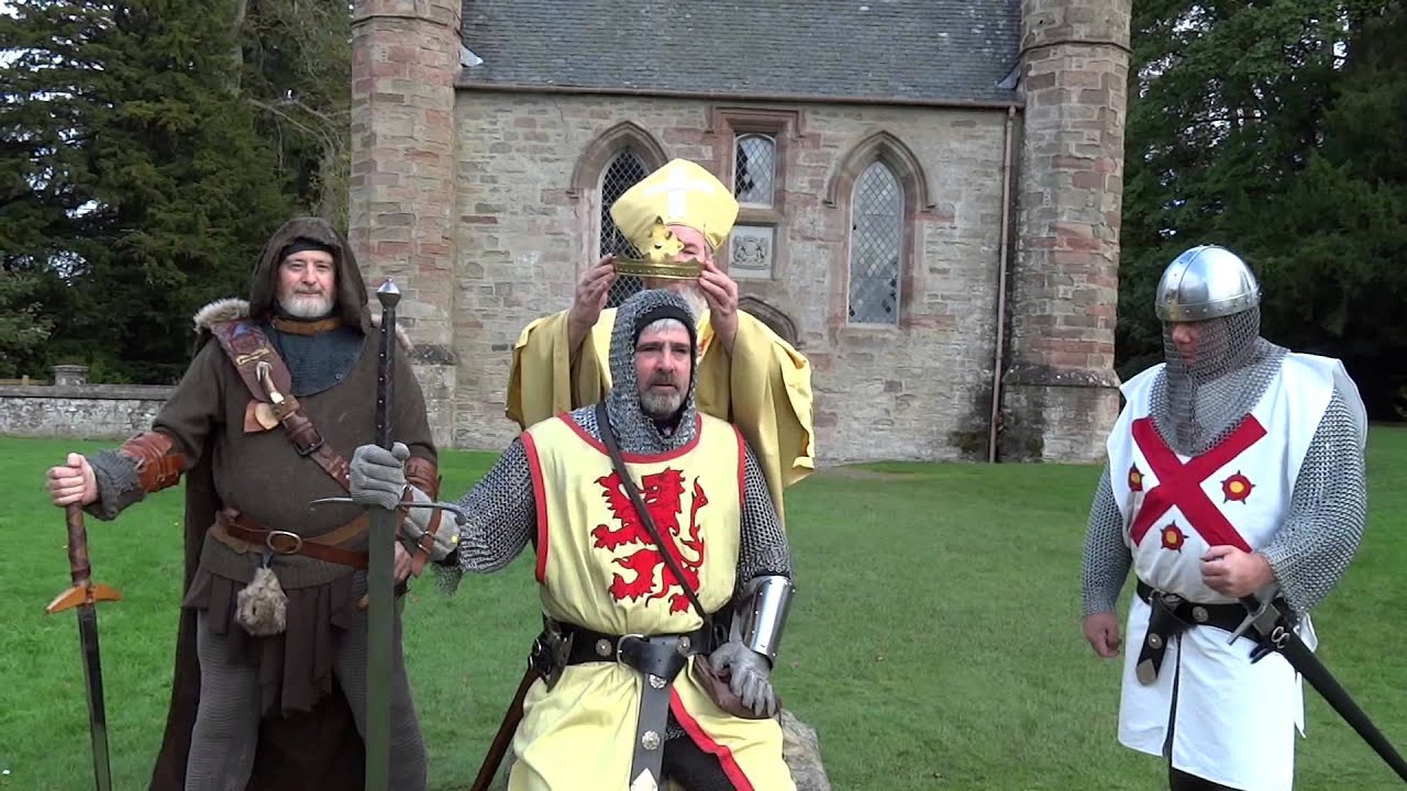 Crowning Of King Robert The Bruce Moot Hill Scone Palace Perthshire ...