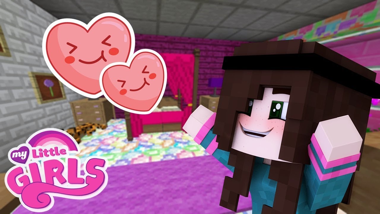 Minecraft: MY LITTLE GIRLS #4 - MEU QUARTO É DOCE? - YouTube