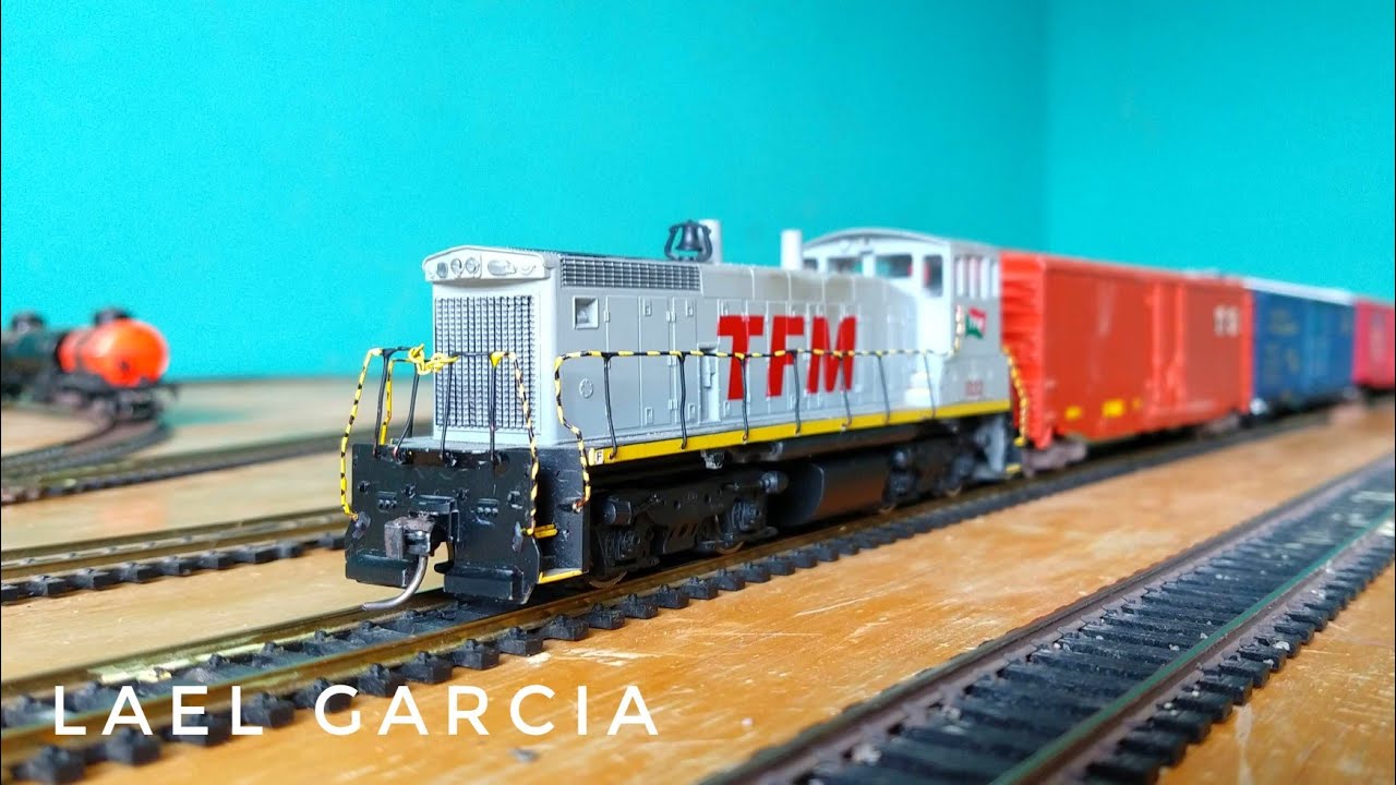 TFM SW1500 Athearn de mis trenes HO - YouTube