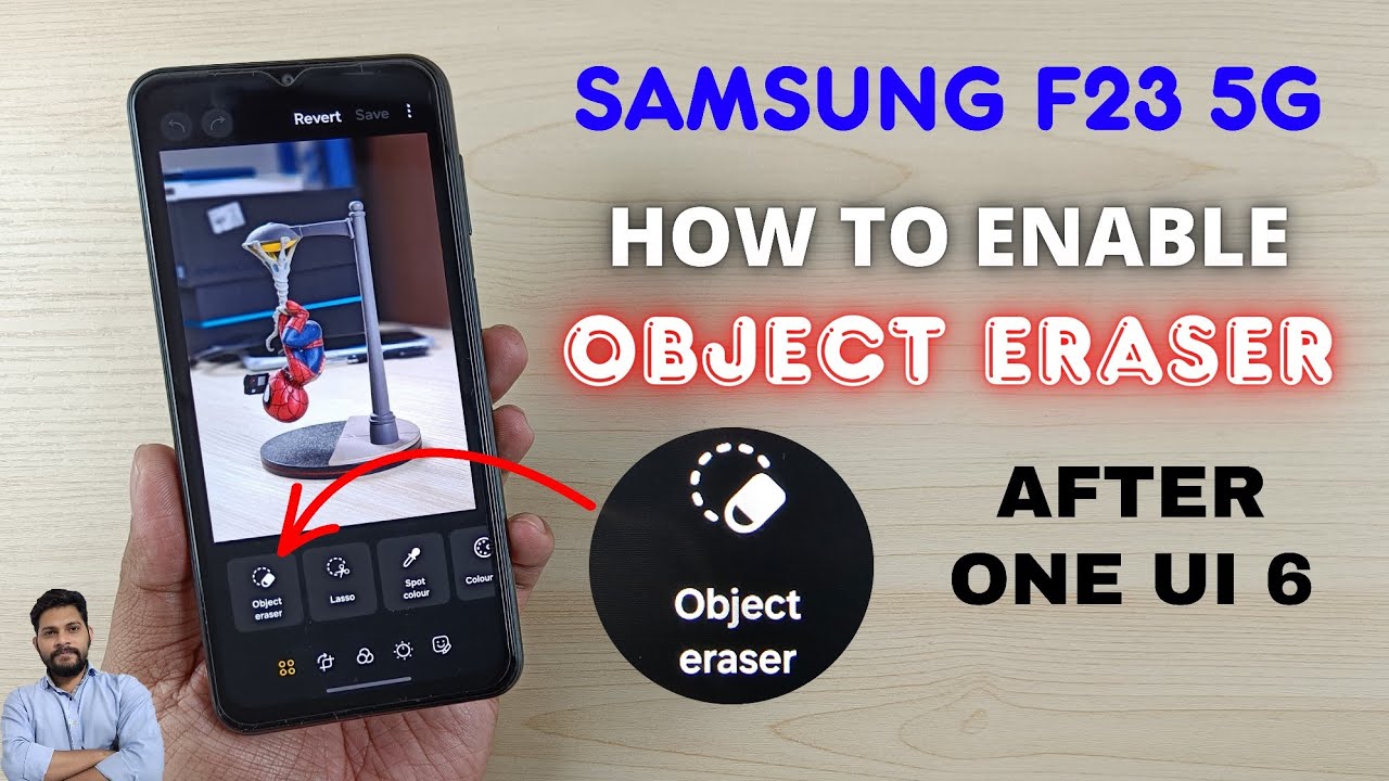 Samsung F23 5G : How To Enable Object Eraser After One UI 6 - YouTube
