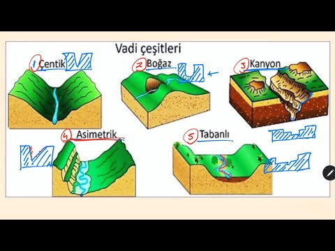 Akarsu Vadi Çeşitleri  | Yks Coğrafya
