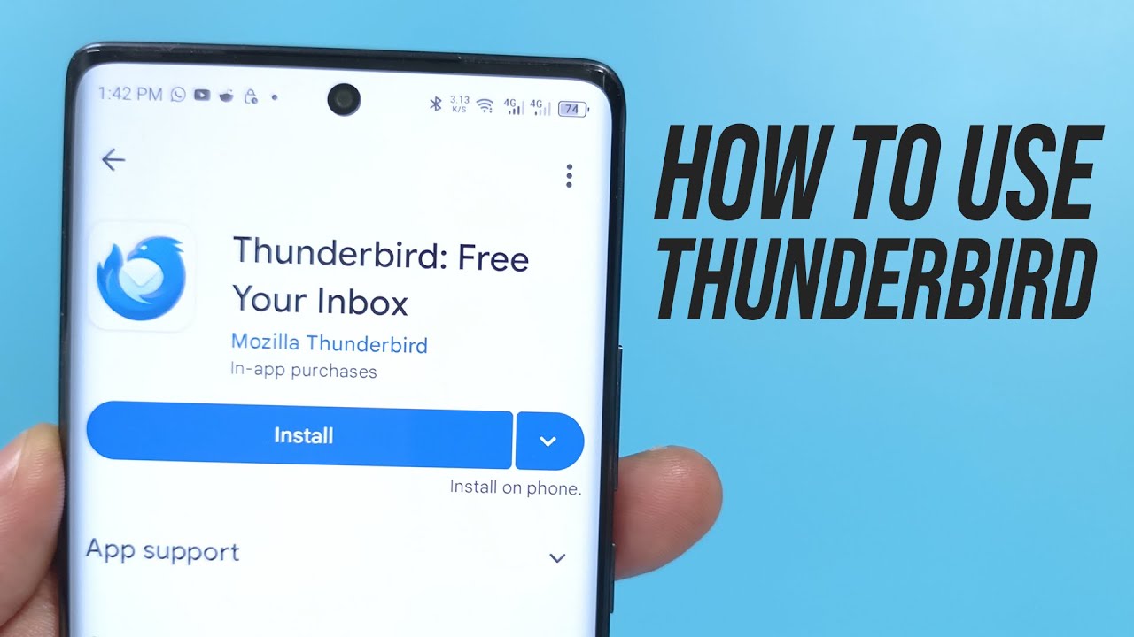How to Use the Thunderbird Email App - YouTube