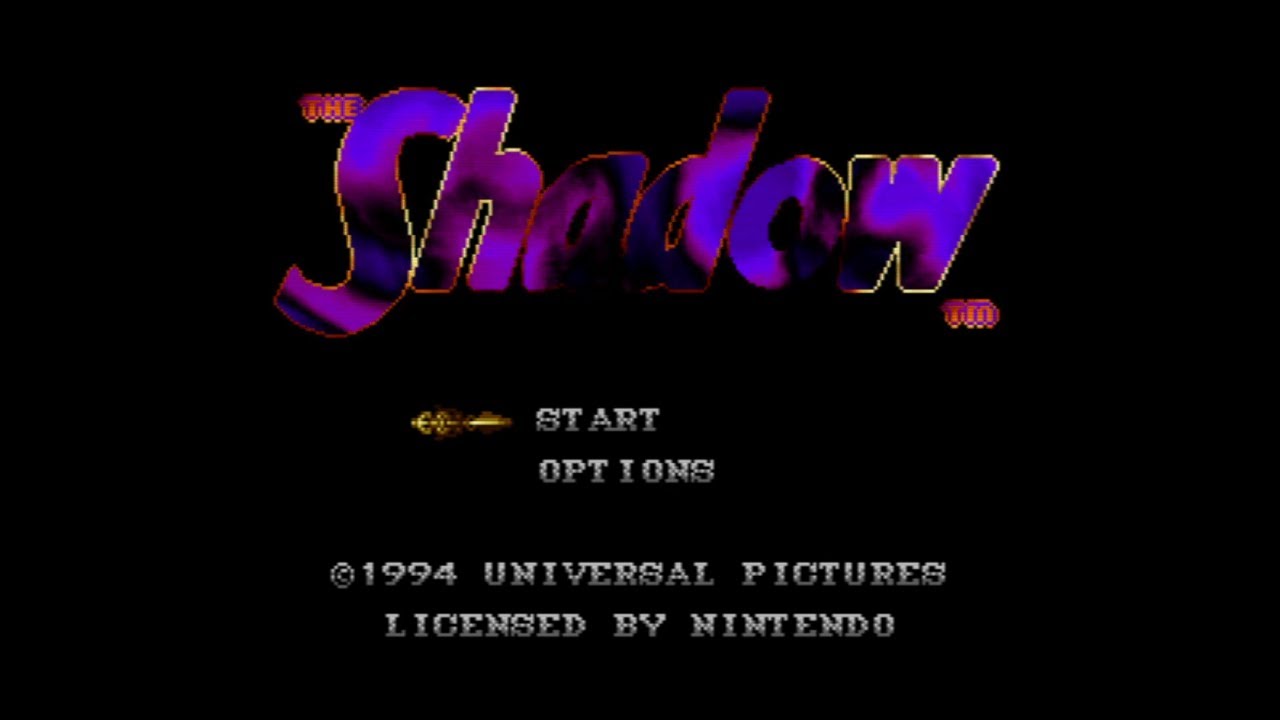 Shadow, The - Super Nintendo Entertainment System - Intro & Title ...