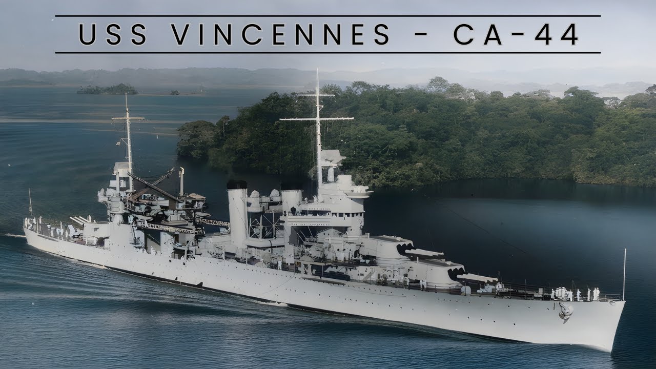 Uss Vincennes USS Vincennes (CG 49) Underway At Sea, In June 1986