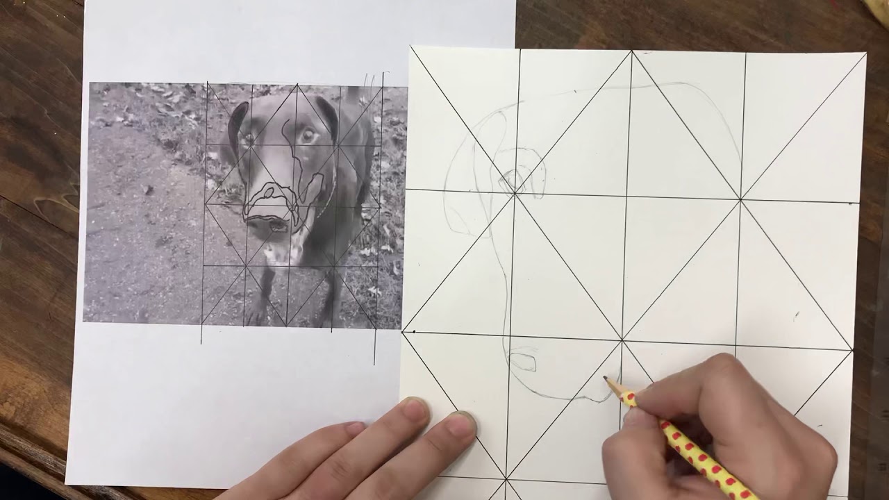 Grid Drawing - YouTube