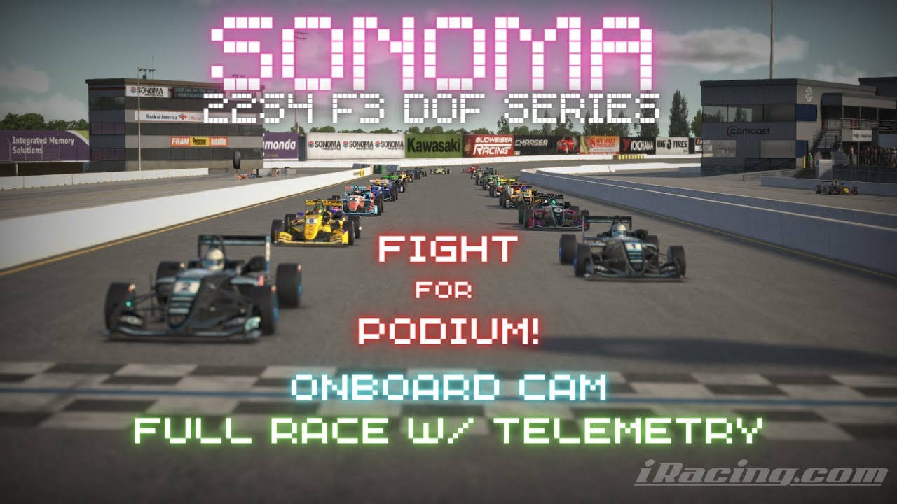 22S4 SONOMA (indycar) - F3 DOF SERIES - Full Race Replay - YouTube