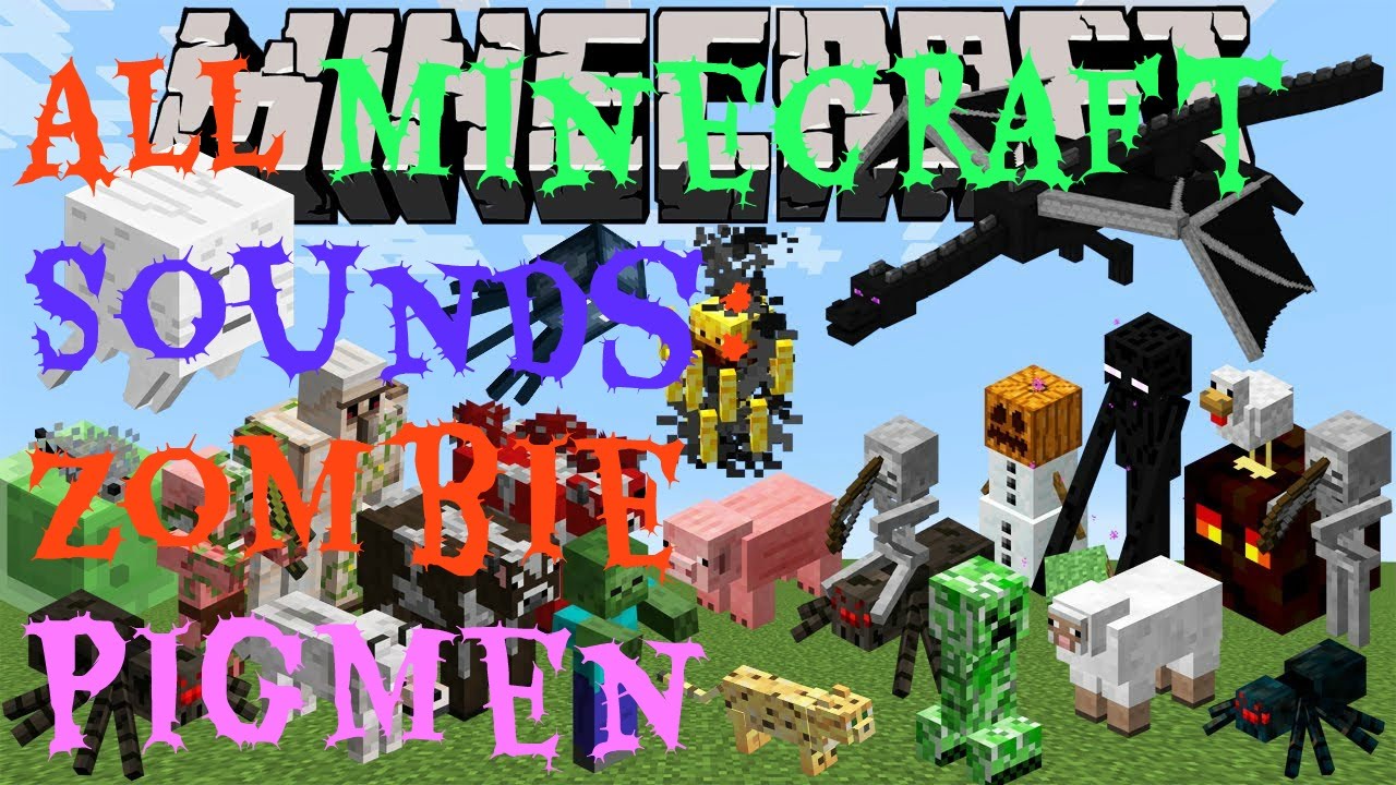 All Minecraft Sounds Zombie Pigmen - YouTube