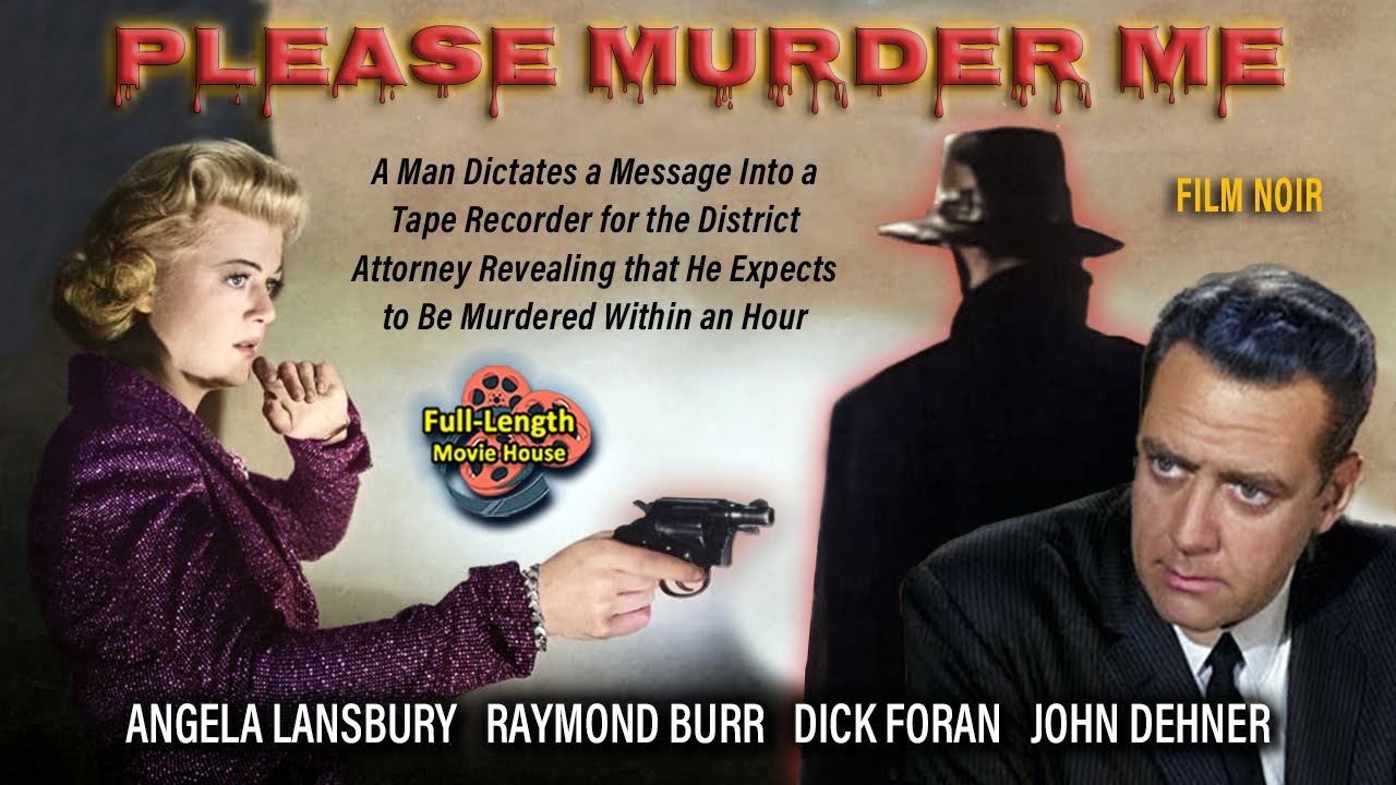 Please Murder Me (1956) — Crime Film Noir / Angela Lansbury, Raymond ...