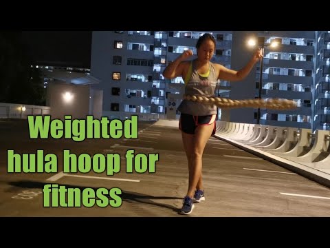 SOLID WOODEN BEADS HULA HOOP - YouTube