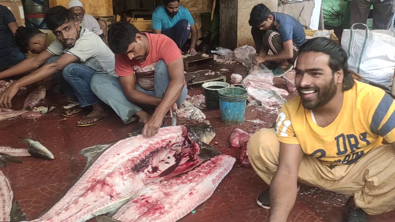 The howrah fish cutting - YouTube