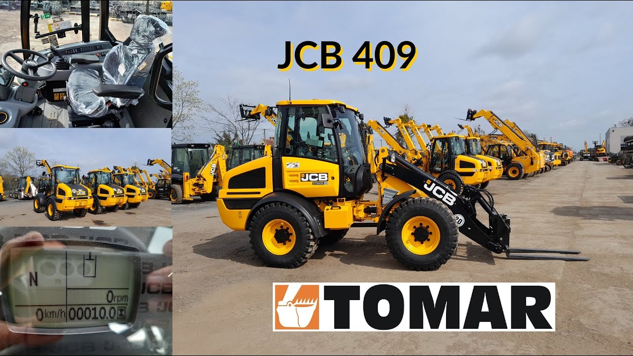 JCB 409 2024R SKU 1943 tel +48 575 316 333 COMPACT WHEEL LOADER ...