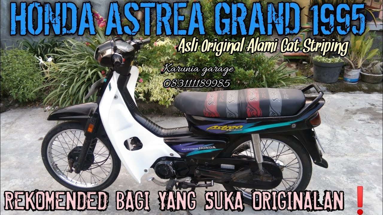 ASTREA GRAND ORIGINAL CAKEP TAHUN 1995 LENGKAP HIDUP PLAT L SBY ...
