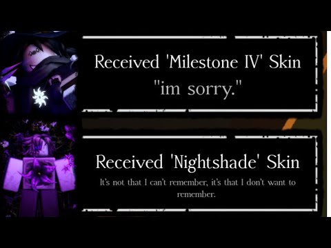 milestone 4 and nightshade two time (Roblox forsaken) - YouTube