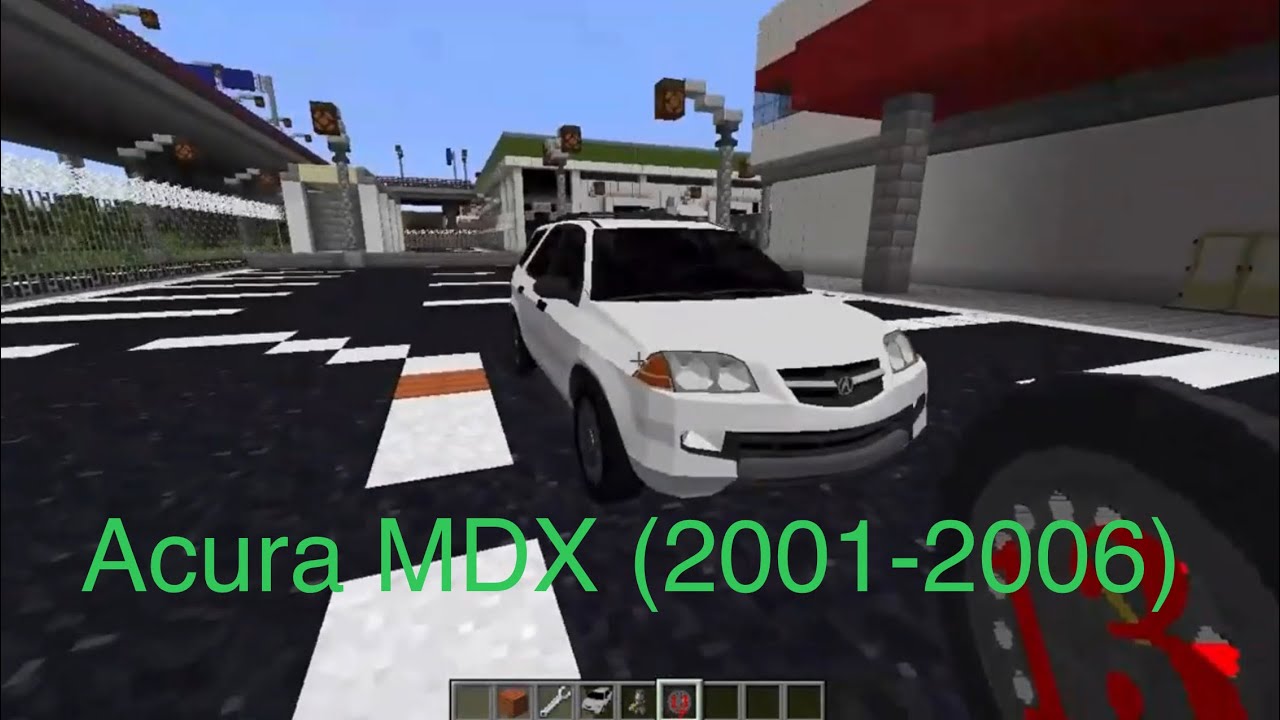 Acura MDX 2001 in Minecraft mod #minecraft #acuramdx #mods #javaedition ...
