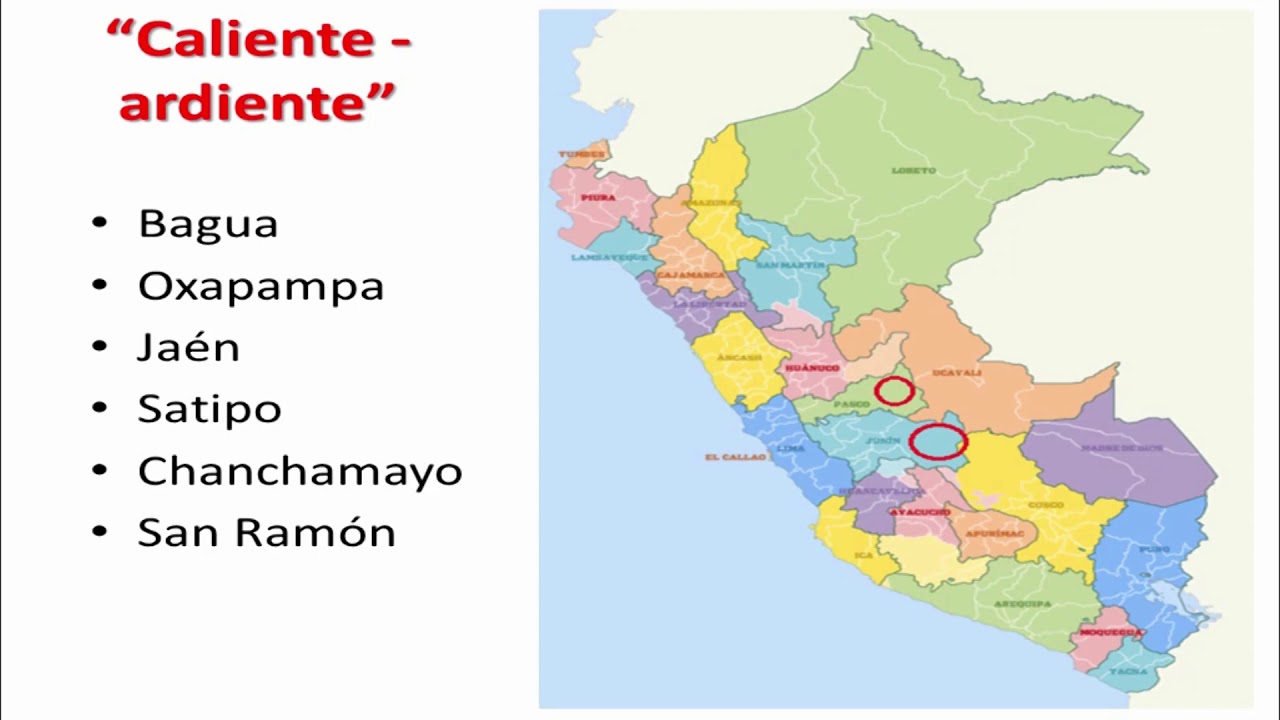 8 regiones naturales: Janca o cordillera - Rupa rupa - Omagua - 6 - YouTube