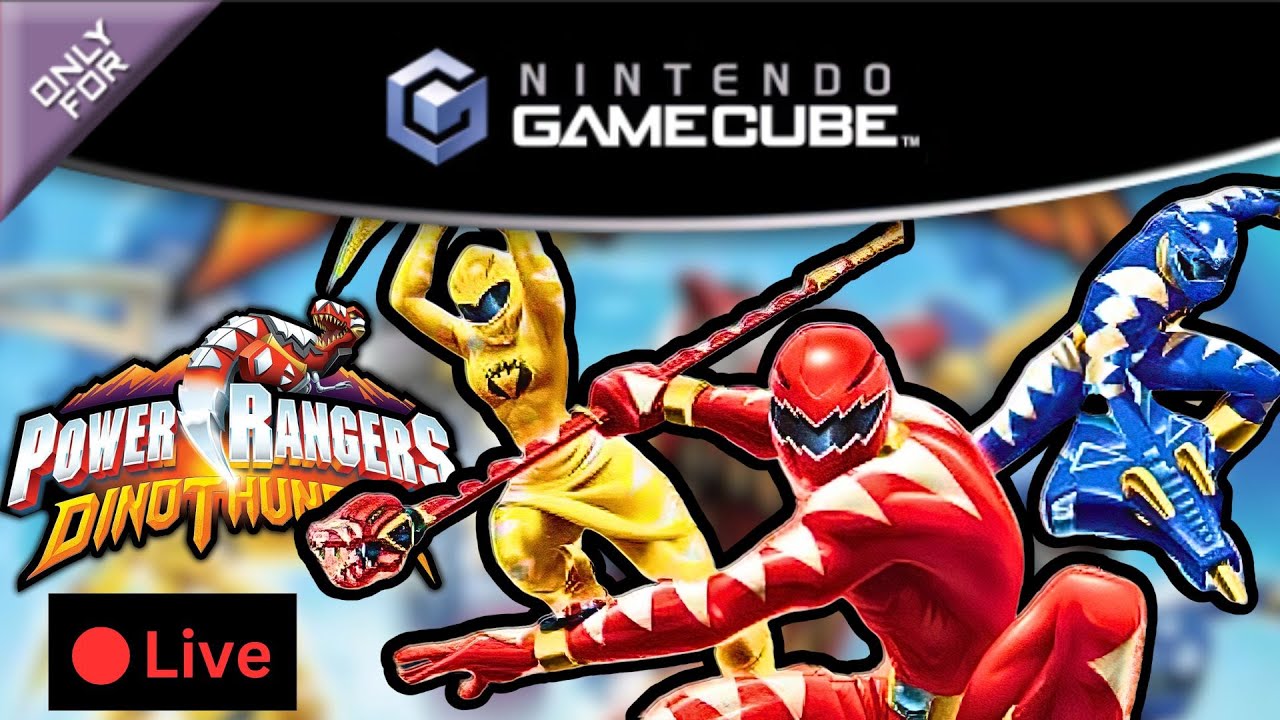 Chilling and Playing Power Rangers Dino Thunder for the Gamecube - YouTube