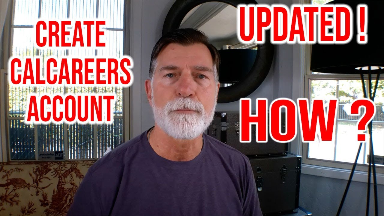 Step 1: How to Create CalCareers Account (As of 9/16/21) - YouTube