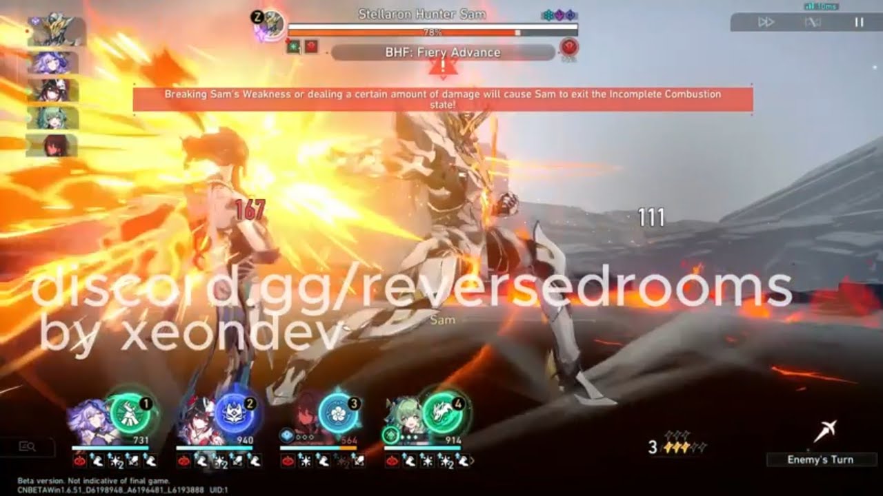 Sam New Boss Battle Gameplay Showcase | Honkai Star Rail - YouTube