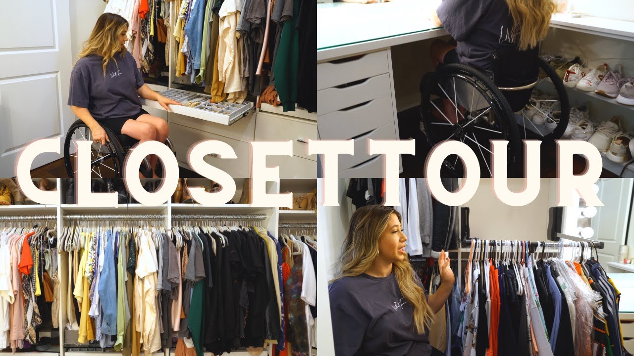 ACCESSIBLE CLOSET TOUR - YouTube