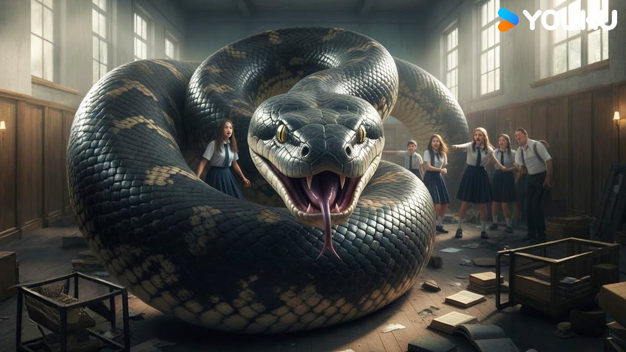The snake entered campus, terrifying students!| Rising Boas in a Girl's ...