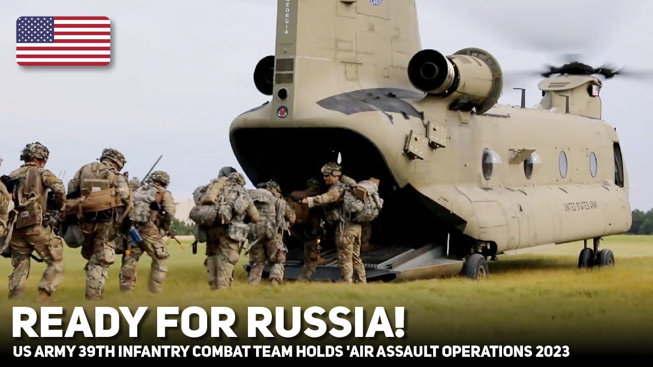 Ready for Russia! US Army 39th Infantry Combat Team Holds 'Air Assault ...