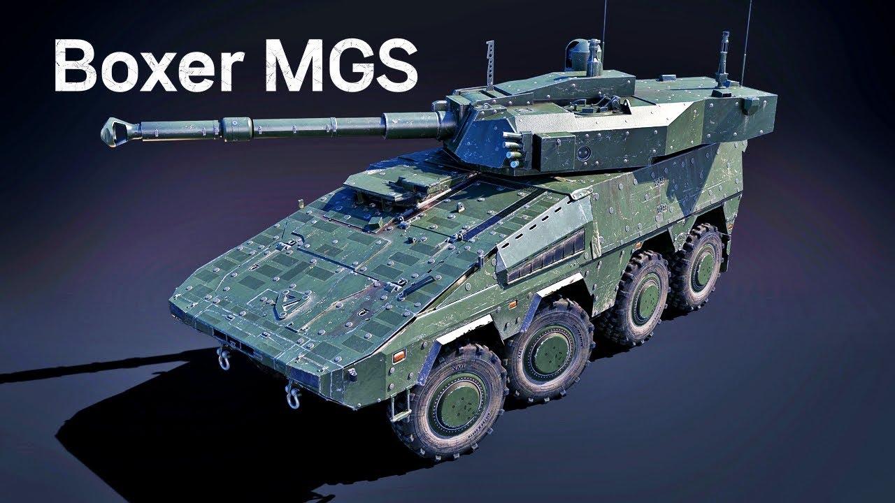 워썬더 지상 연대기 이벤트 장비 Boxer MGS 소개 - YouTube