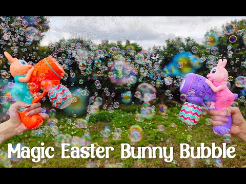 Easter Bunny Bubble Gun for Kids - YouTube