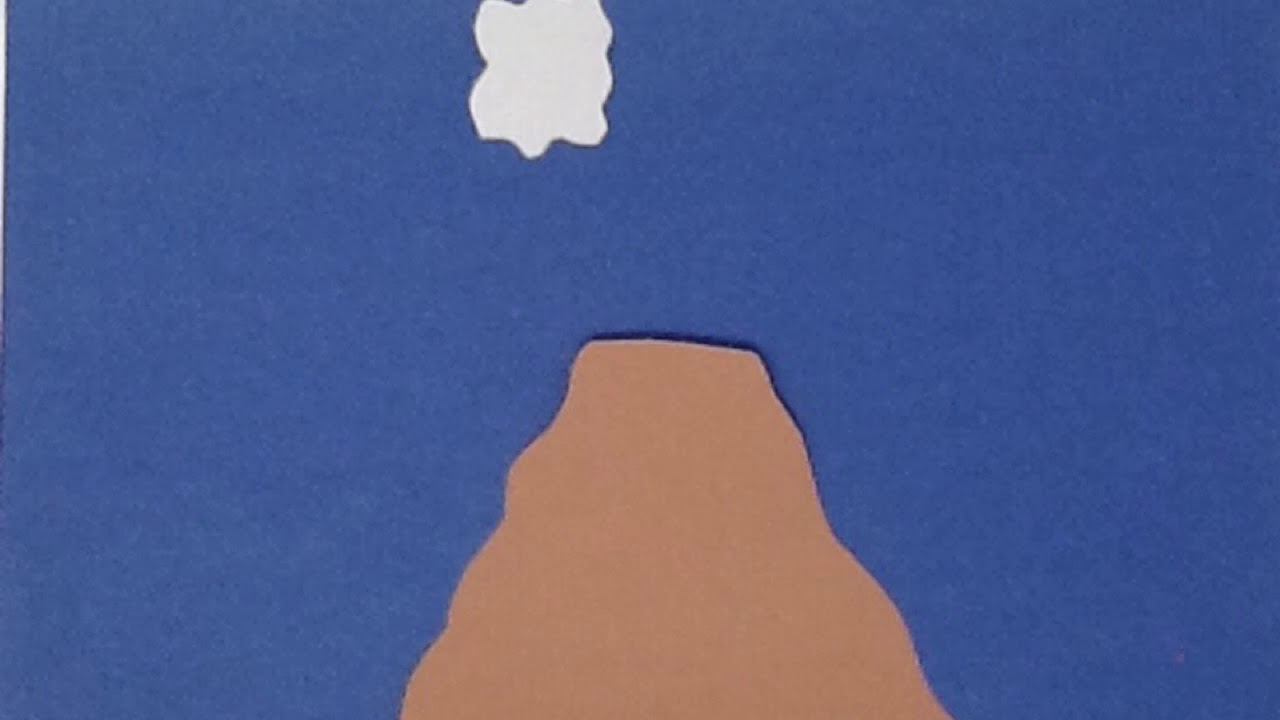My Stop Motion Movie volcano eruption - YouTube