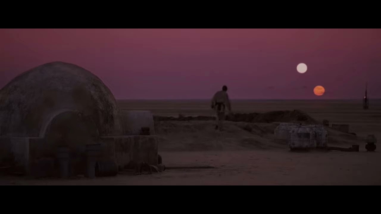 Star Wars Episode IV: a New Hope (1977) - Binary Sunset (Theme of Luke ...