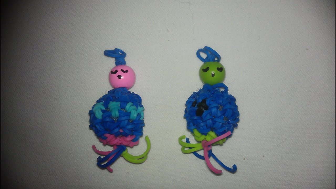 Rainbow loom Nederlands: gelukspoppetje, amigurumi techniek voor ...