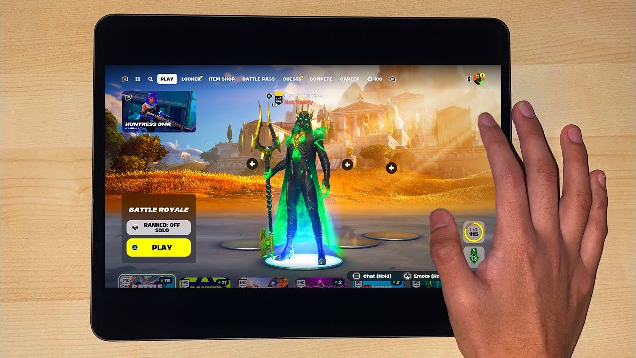 How To DOWNLOAD and PLAY Fortnite Mobile on iPad! (Chapter 5 Season 2 ...