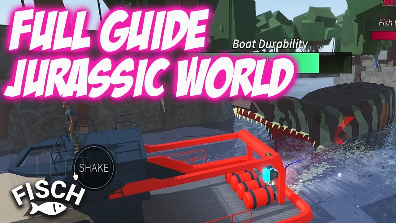 FULL GUIDE JURASSIC WORLD UPDATE ROBLOX FISCH - YouTube