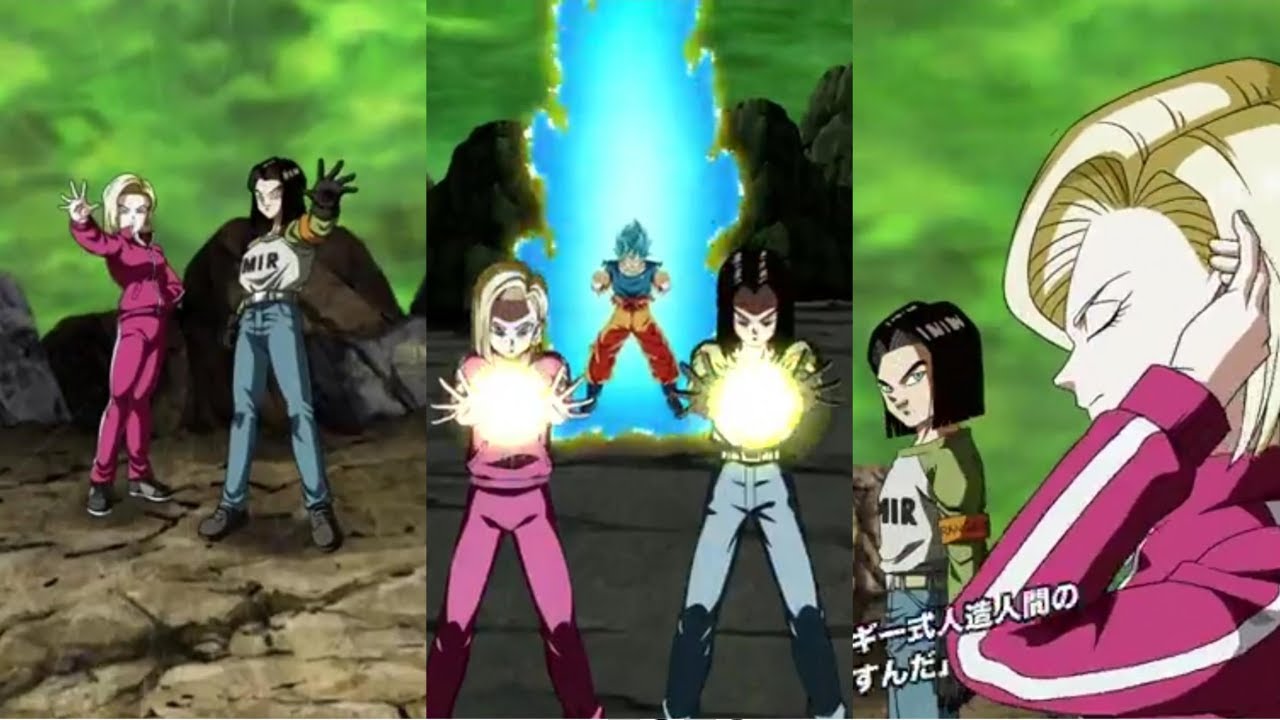 NEW Dokkan Fest TOP Android 17 & 18 Super Attacks, Active Skill& OST ...