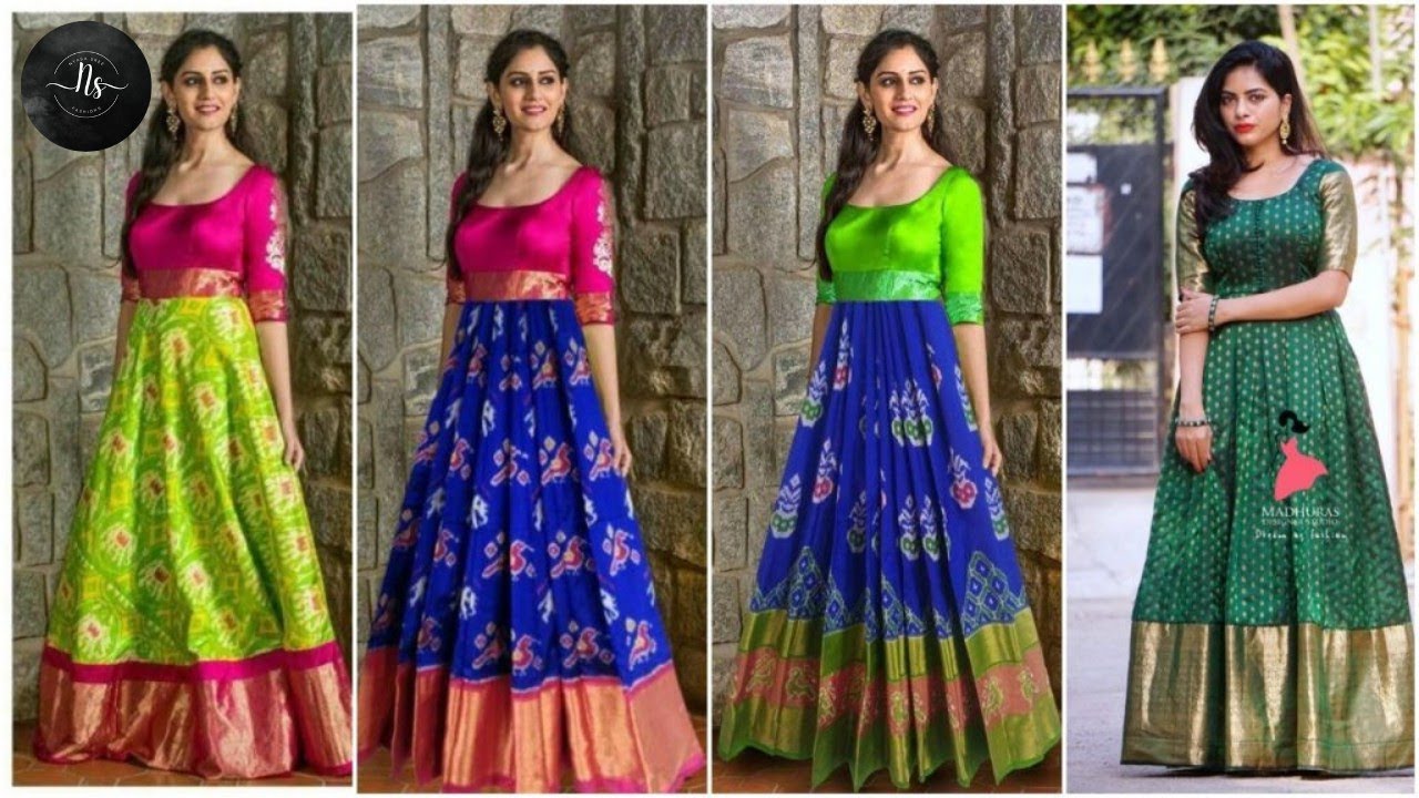 Latest #Silk #Gown models - YouTube