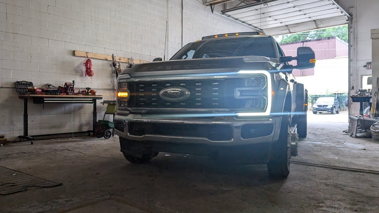 how to strobe OEM headlights on Ford super duty trucks?? - YouTube