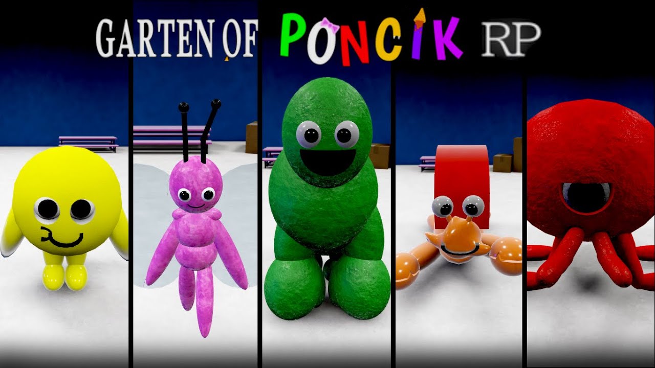 Garten of Poncik RP [Revanp] All monsters and chapter 1-2-3.. Full game ...