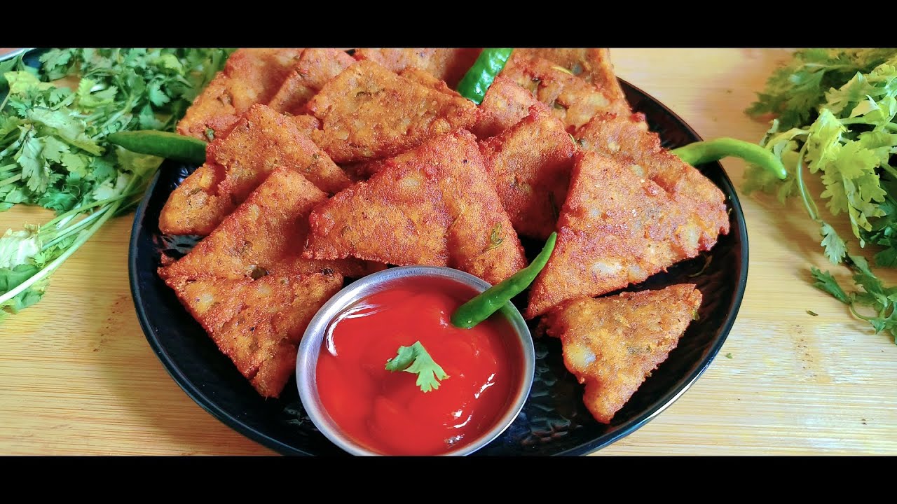 Crispy Vegetable Triangles | #evening breakfast - YouTube