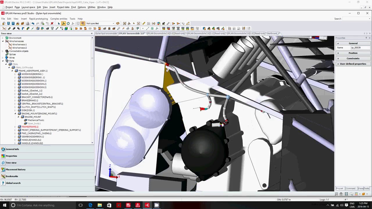EPLAN Harness ProD 佈線示範 - YouTube