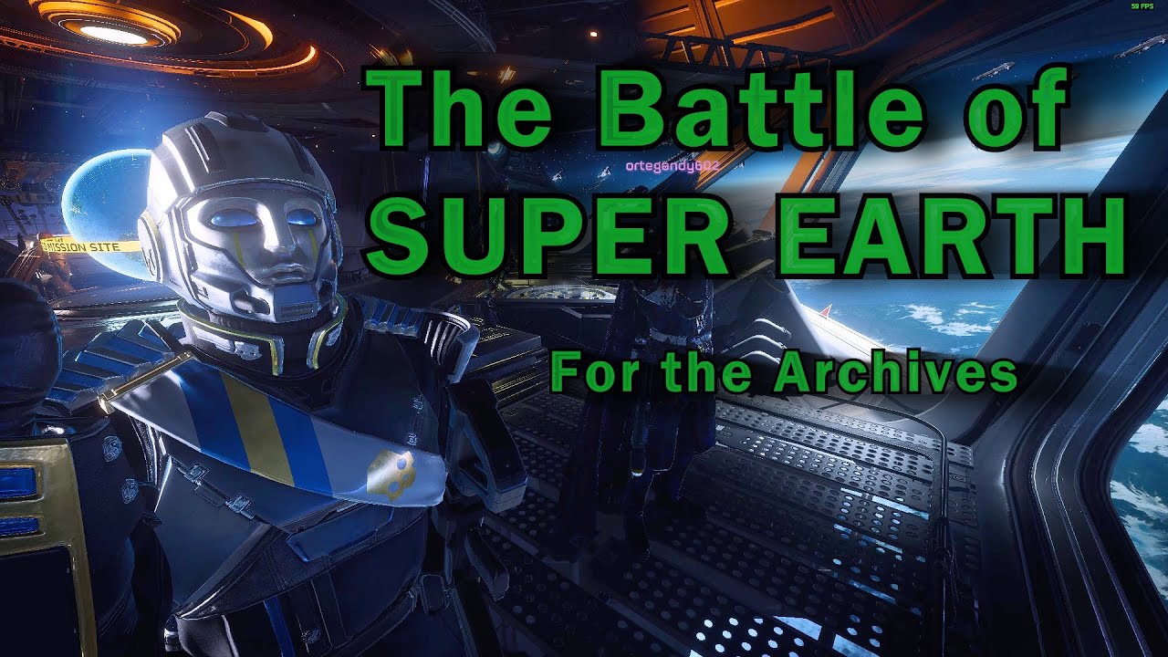 All of My Footage from the Battle of Super Earth - YouTube