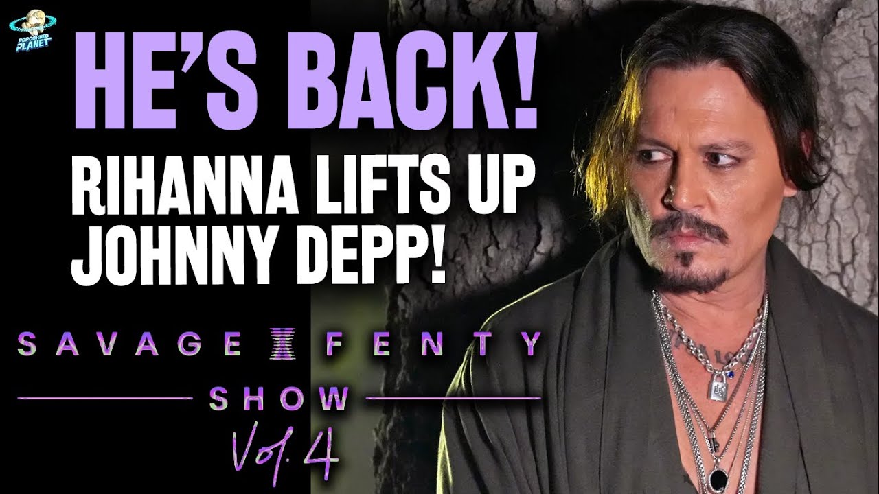 HOT! Johnny Depp Walks Rihanna's 'Savage X Fenty' Show! Media LOSES ...