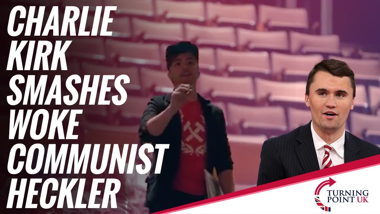 Charlie Kirk Smashes Woke Communist Heckler - YouTube