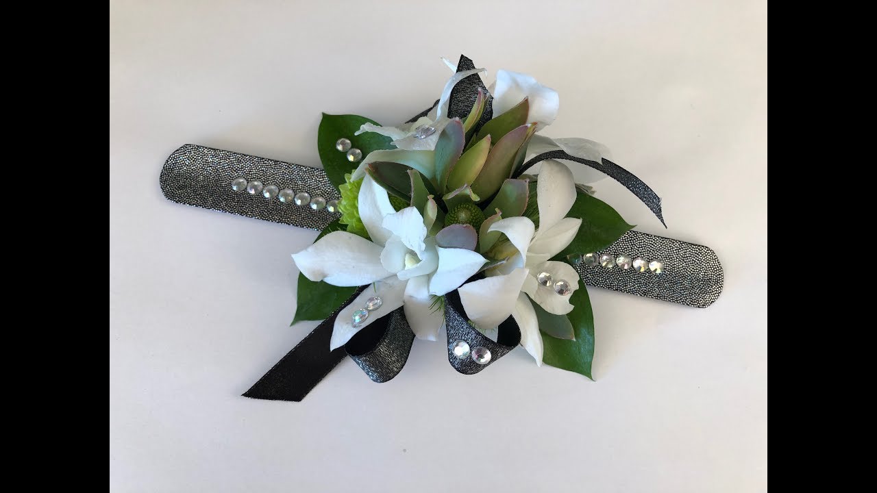 How To - Personal Flower Series: Elegant Slap Wristlet - YouTube